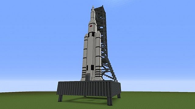 Nasa's Space Launch System (SLS) 1-1 Scale Minecraft Map
