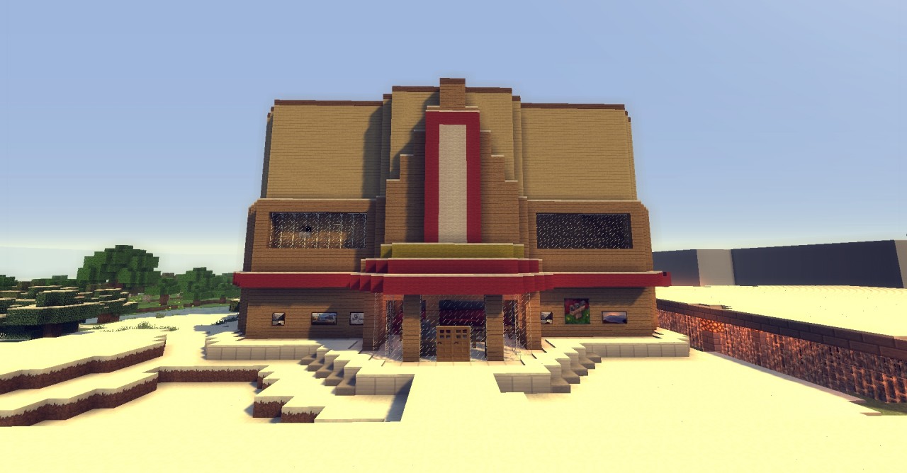 Retro Cinema Minecraft Map