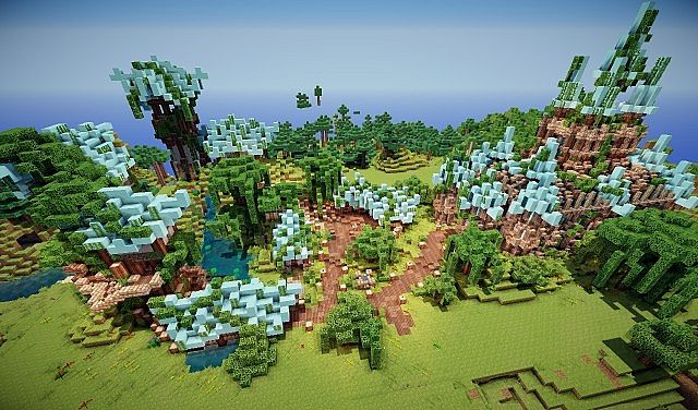 Fantasy Village Minecraft Map