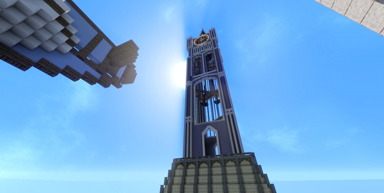 -Aeria- A flying steampunk city Minecraft Map