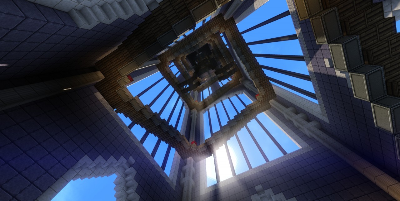 -Aeria- A flying steampunk city Minecraft Map