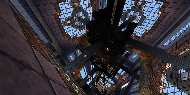 -Aeria- A flying steampunk city Minecraft Map