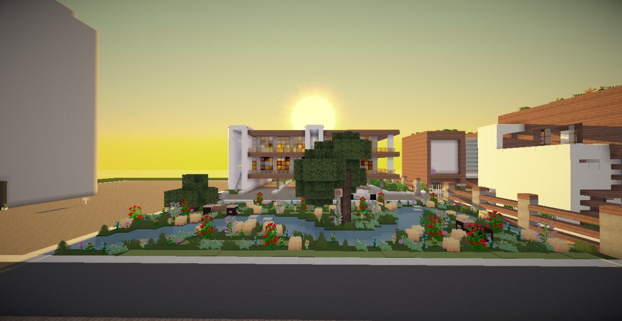 RIU | Modern Estate | Cubed Creative Minecraft Map