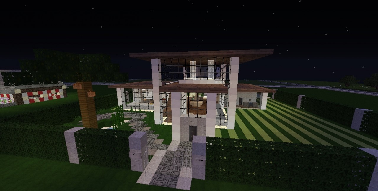 HourGlass - Modern House Minecraft Map