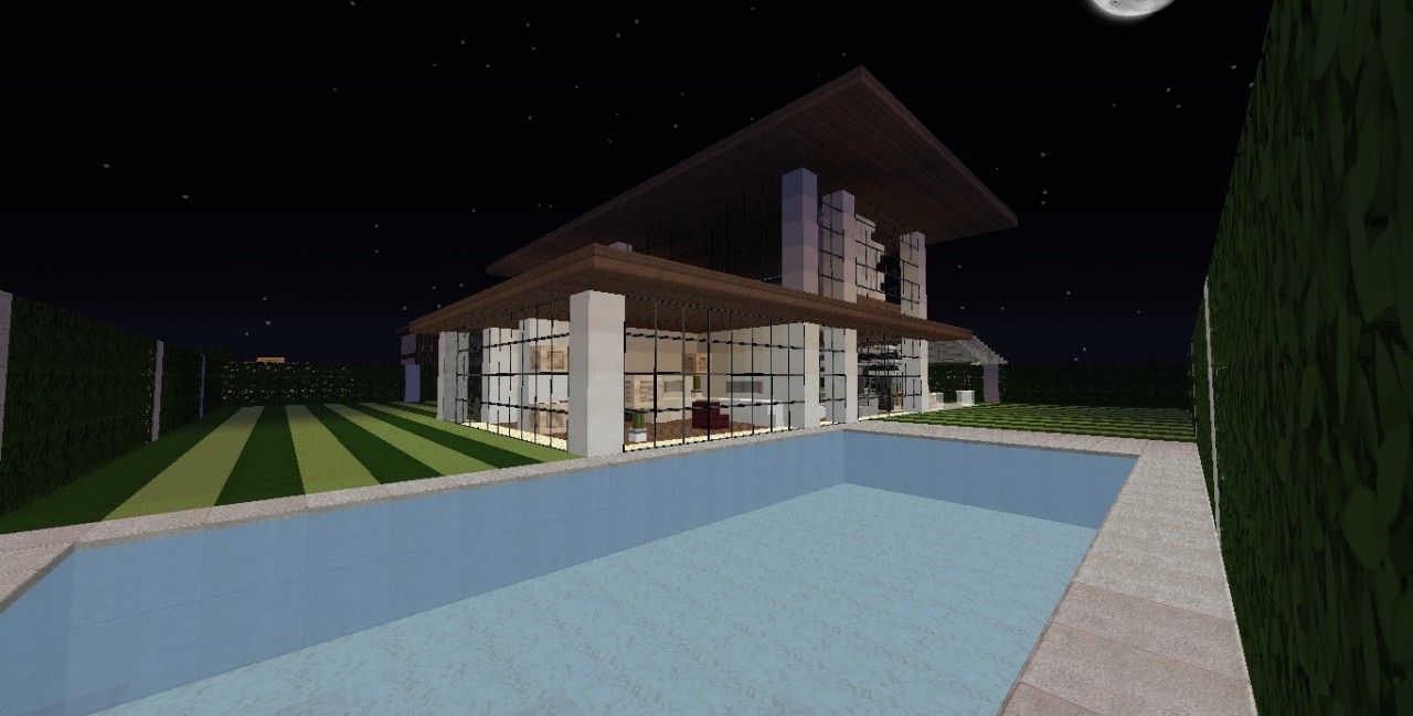 HourGlass - Modern House Minecraft Map