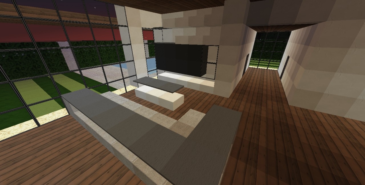 HourGlass - Modern House Minecraft Map
