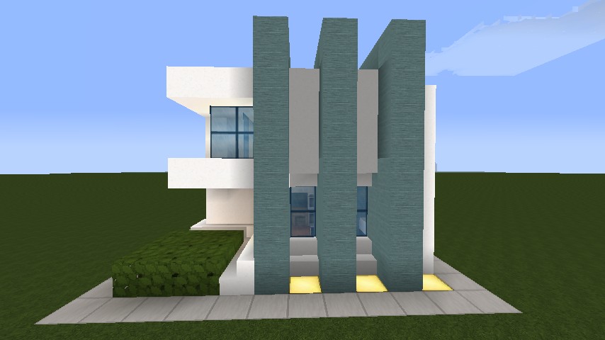 Modern House 12x12 Minecraft Map