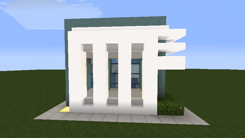 Modern House 12x12 Minecraft Map