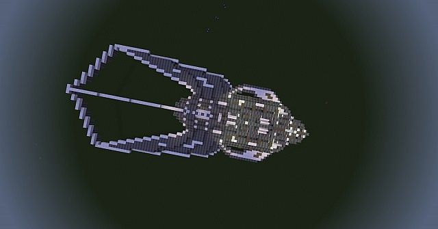 futuristic Space Ship Minecraft Map