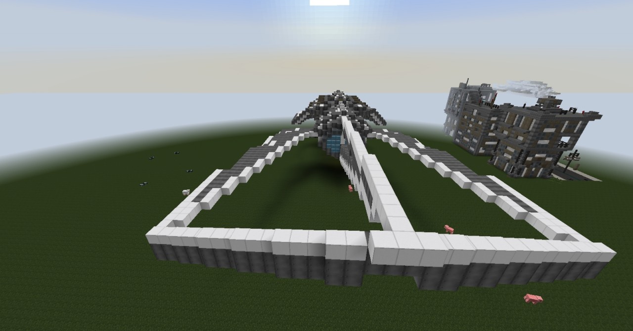 futuristic Space Ship Minecraft Map