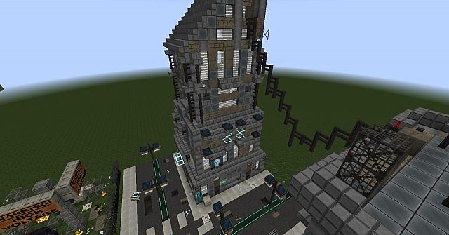 Cyberpunk City Slums Minecraft Project