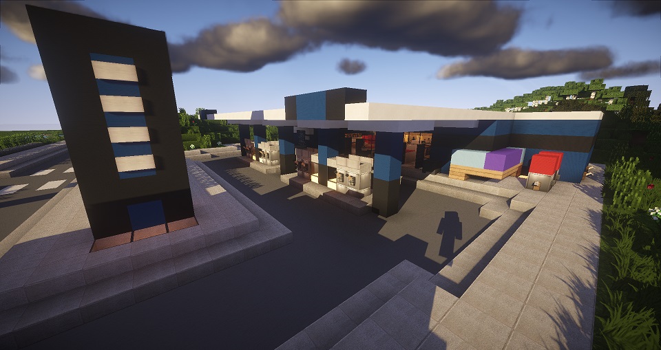 Gas Station Minecraft Map
