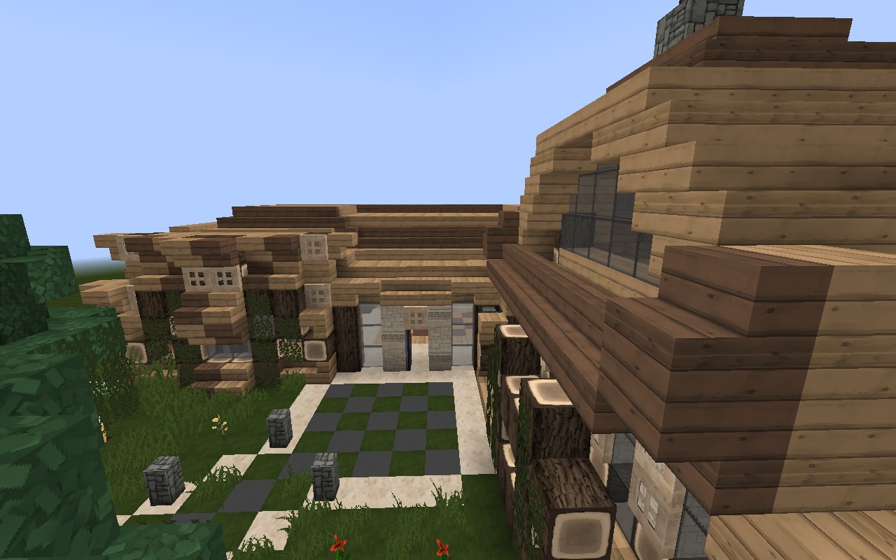 Natural Flowing house Minecraft Map