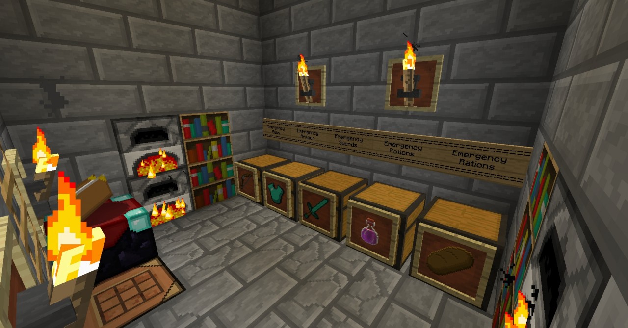 Watch Tower With enchant and chest room Minecraft Map