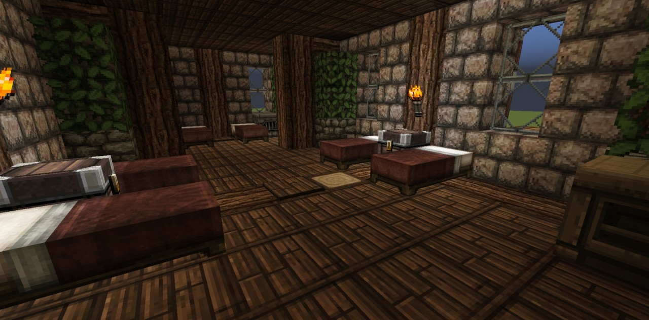 Medieval Youth Hostel Minecraft Map