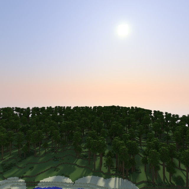 3000x3000 Custom terrain survival map Minecraft Map