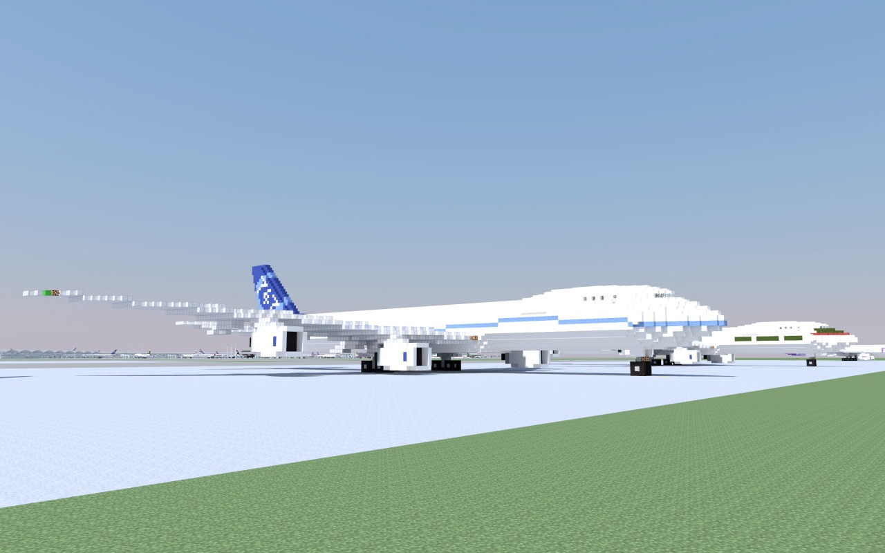 Boeing 747-8F (world collection) Minecraft Map