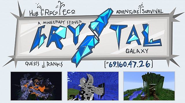 CRYSTAL GALAXY Minecraft Server