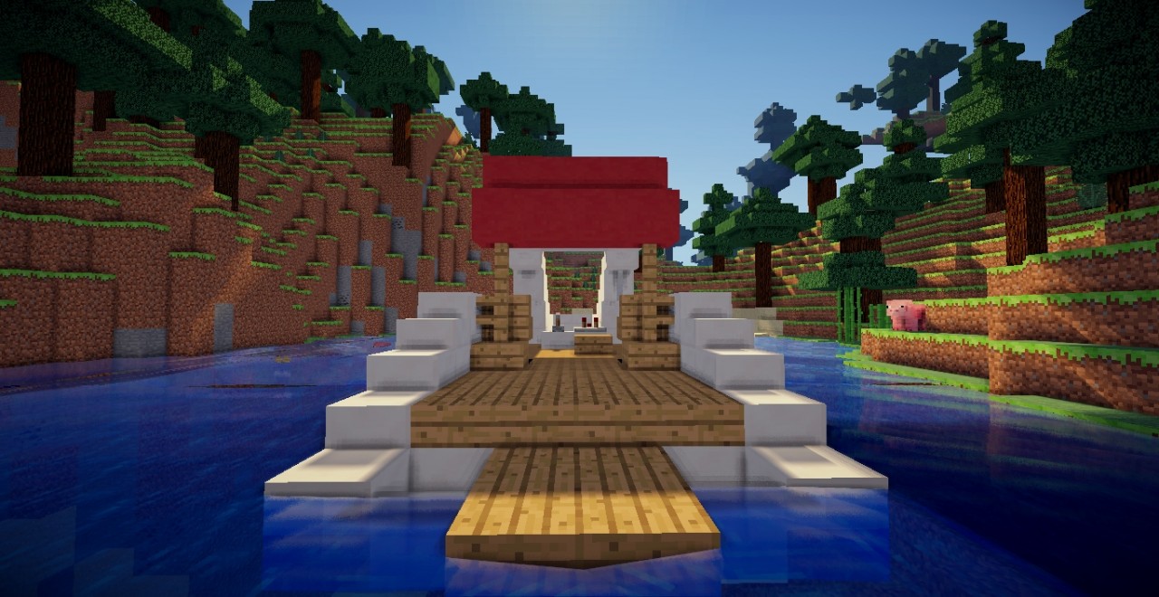 Simple Fishing Boat Minecraft Map