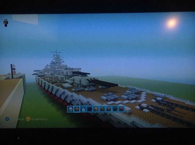 H44 battleship xbox 360 rebuild Minecraft Map