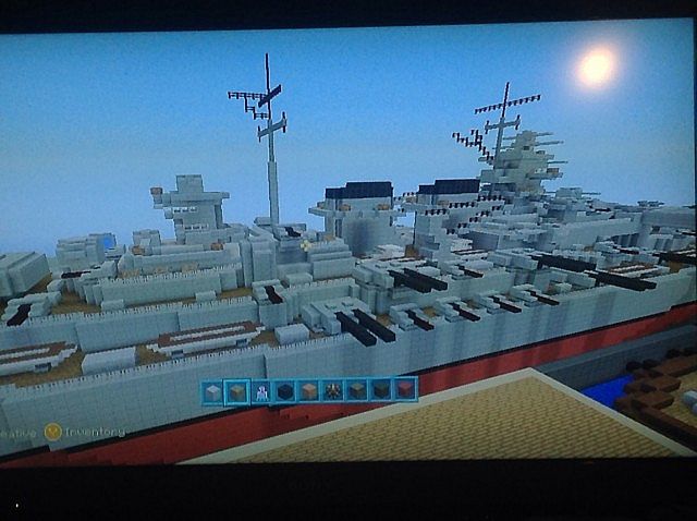 H44 battleship xbox 360 rebuild Minecraft Map