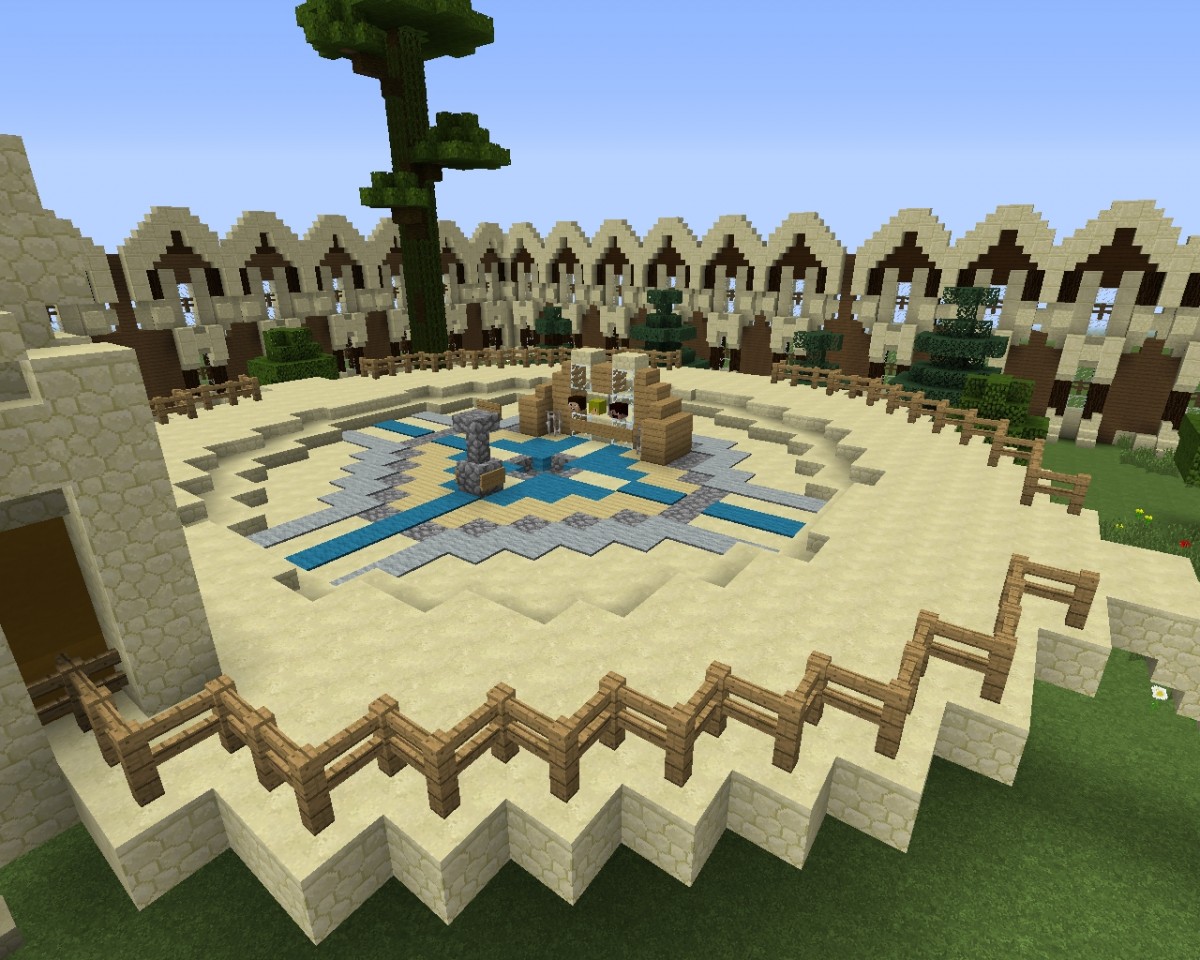 Server Spawn build by : Relaxmc Minecraft Map