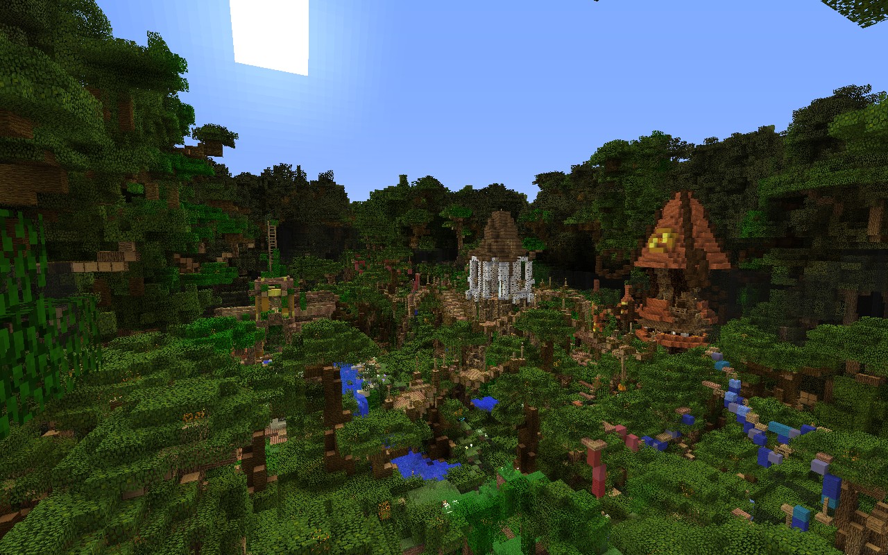 Among the Treetops Minecraft Map