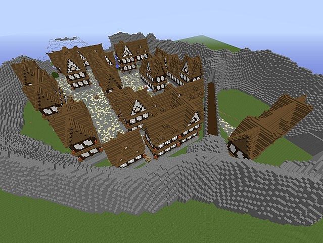 Medieval City Example Minecraft Map