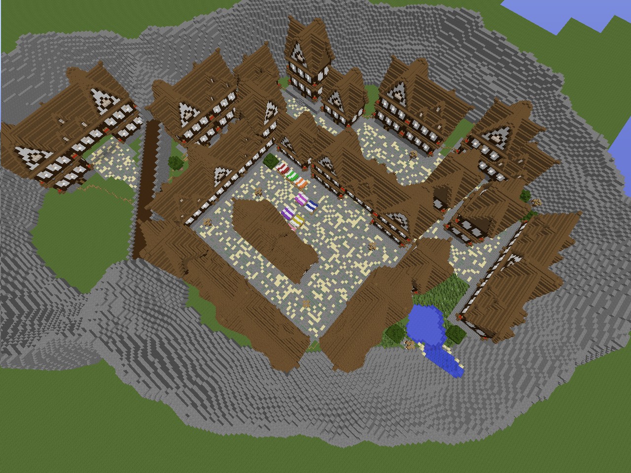 Medieval City Example Minecraft Map