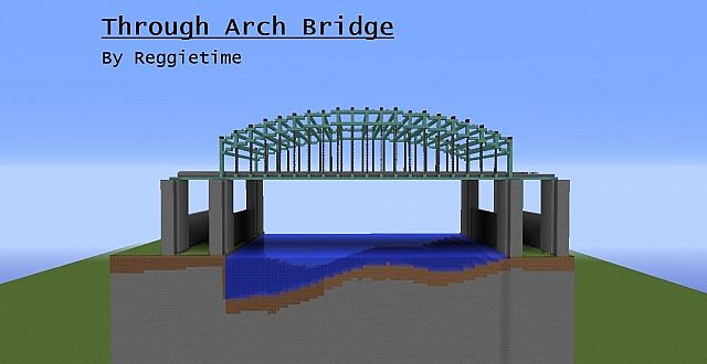 Through Arch Bridge Minecraft Map