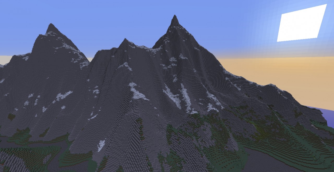 Eroded Mountains Minecraft Map
