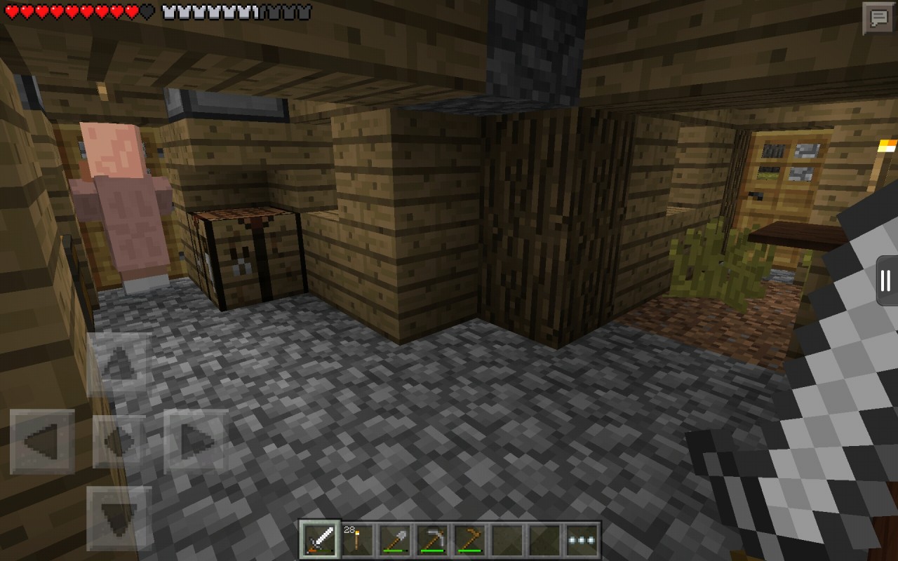 sharing my house with a villager Minecraft Map