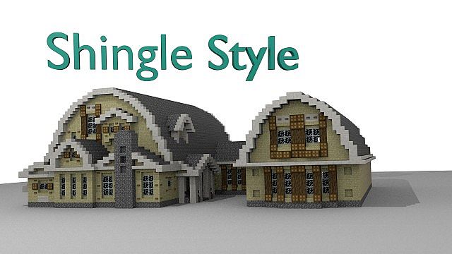 Shingle Style House |TBS| Minecraft Map