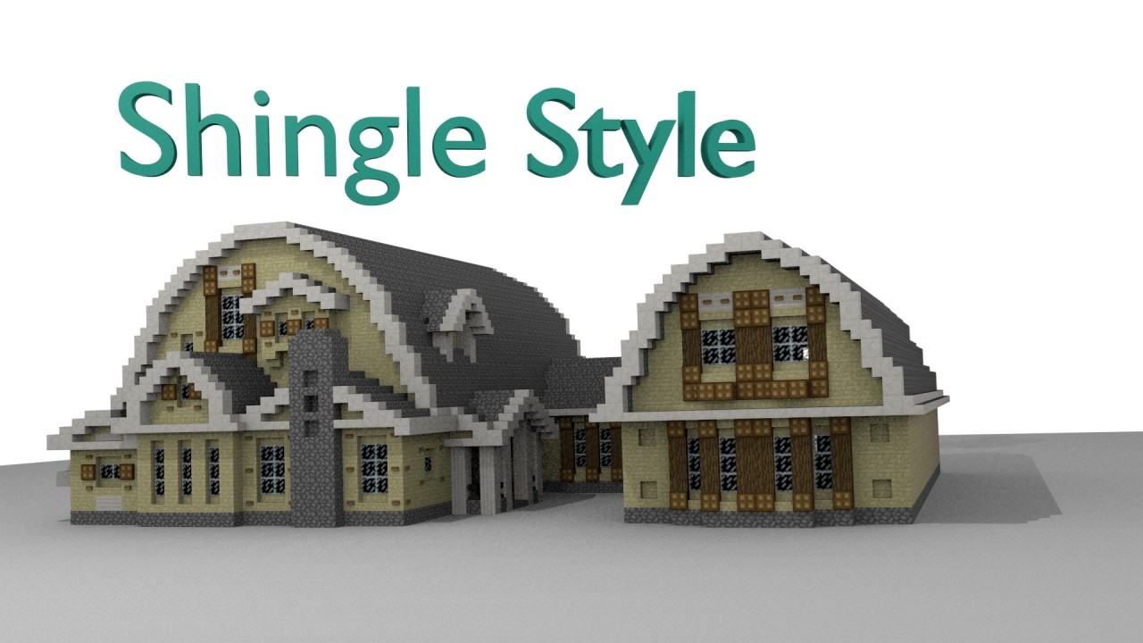 Shingle Style House |TBS| Minecraft Map