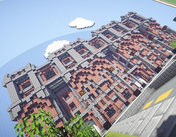 Captil - A Modern Sideways Building Minecraft Map