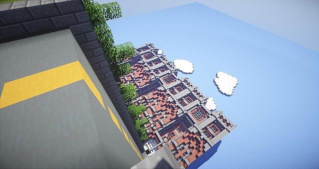 Captil - A Modern Sideways Building Minecraft Map