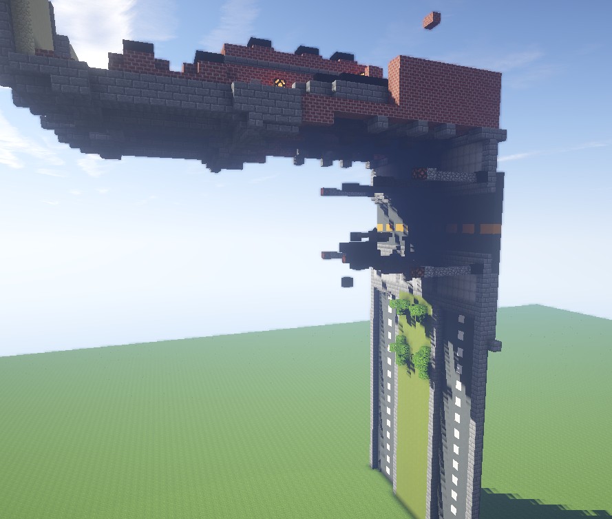 Captil - A Modern Sideways Building Minecraft Map