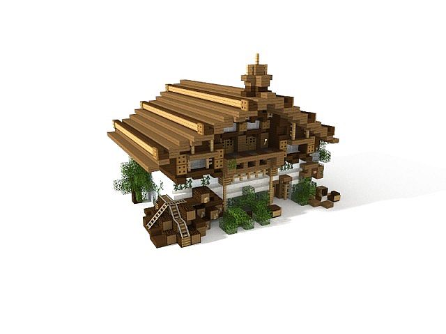 Swiss Chalet [w/ Schematic] Minecraft Map