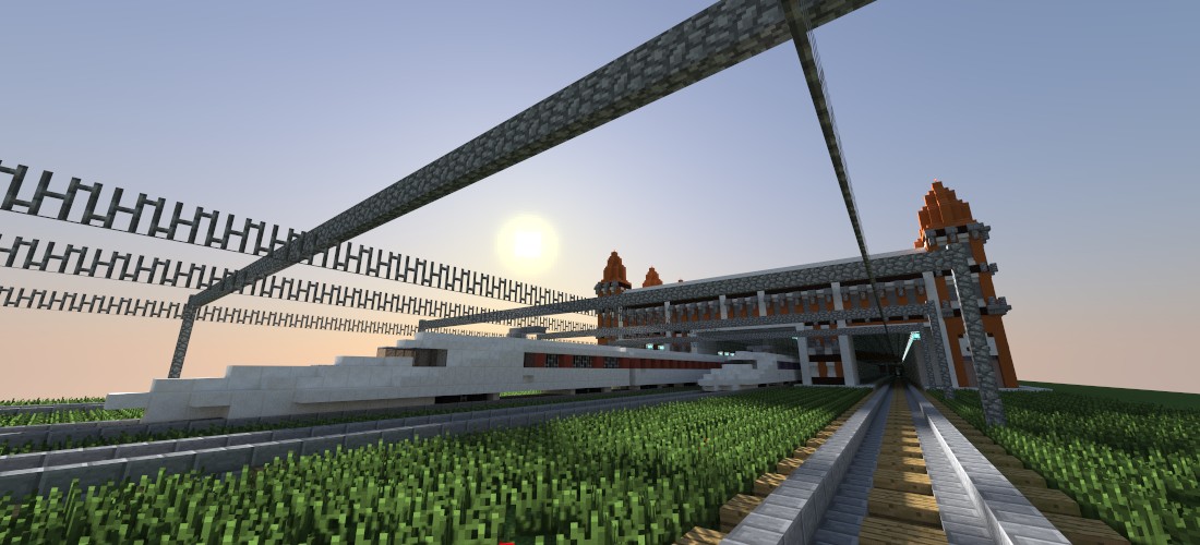 Shining Glory International Train Terminal Minecraft Map