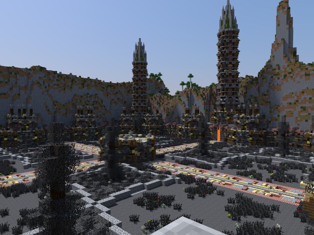 Free Hub download - 4 Portals! Minecraft Map