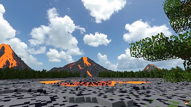 Volcano Minecraft Map