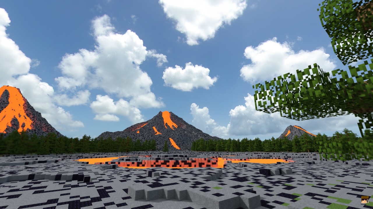 Volcano Minecraft Map