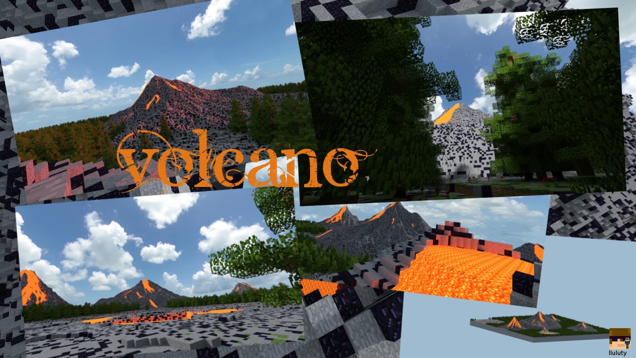 Volcano Minecraft Map