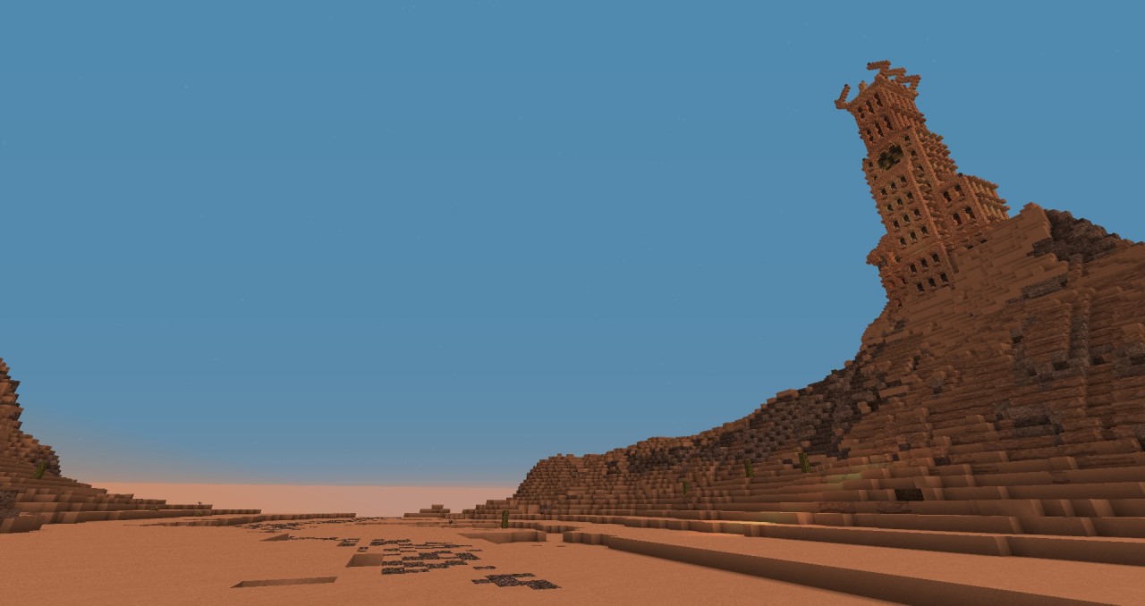 Sandstone Observatory/Library Spawn Minecraft Map