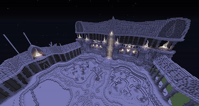 The wicked Flames - A small spawn build Minecraft Map