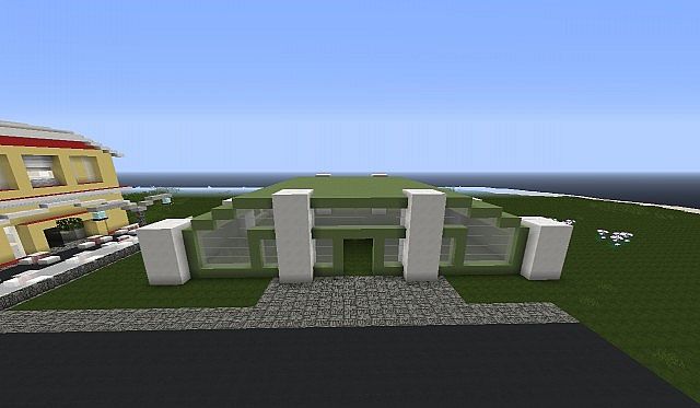 Little Modern Minimalistic Car showroom Minecraft Map