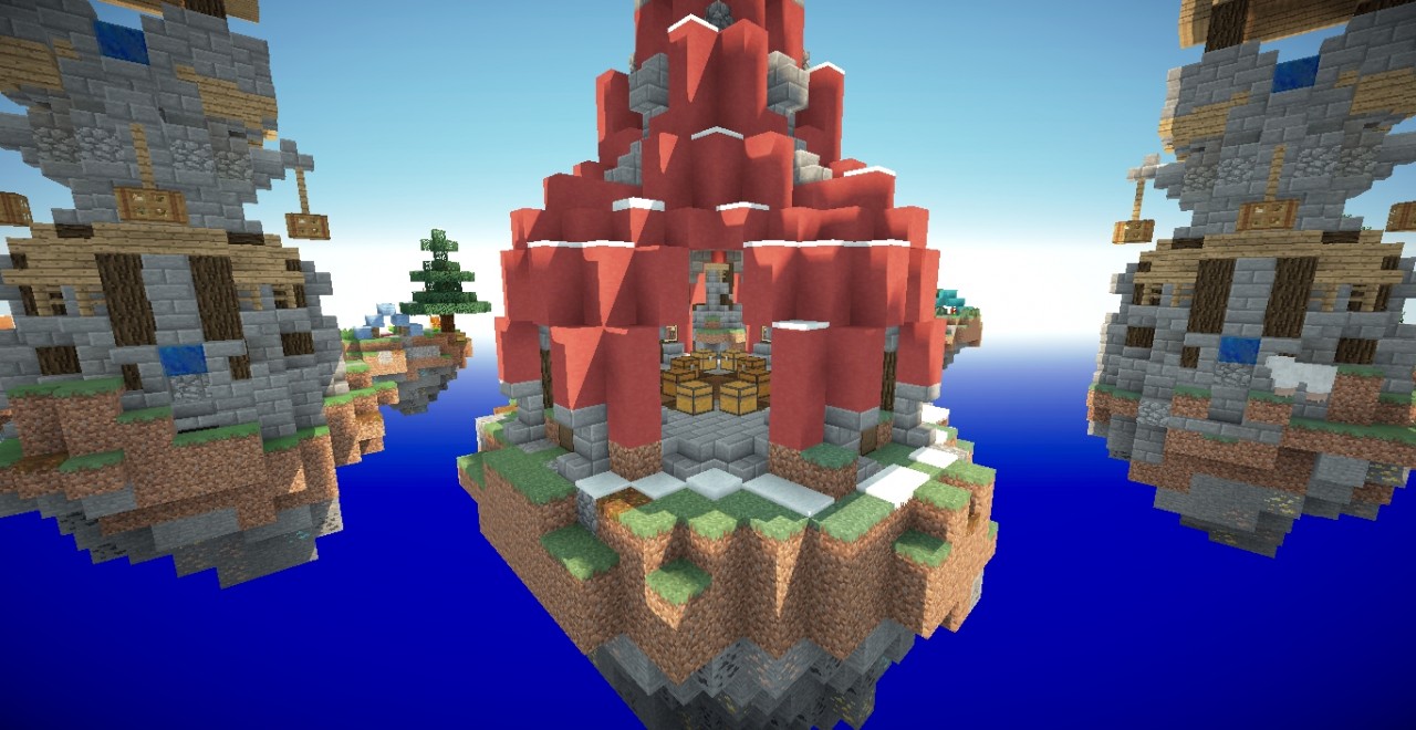 4 Towers Sky Wars Map Minecraft Map
