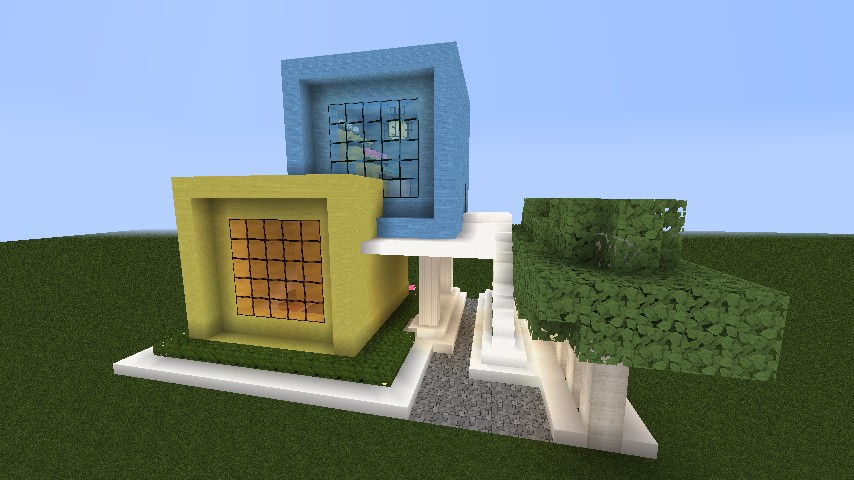 SquareModern House Minecraft Map