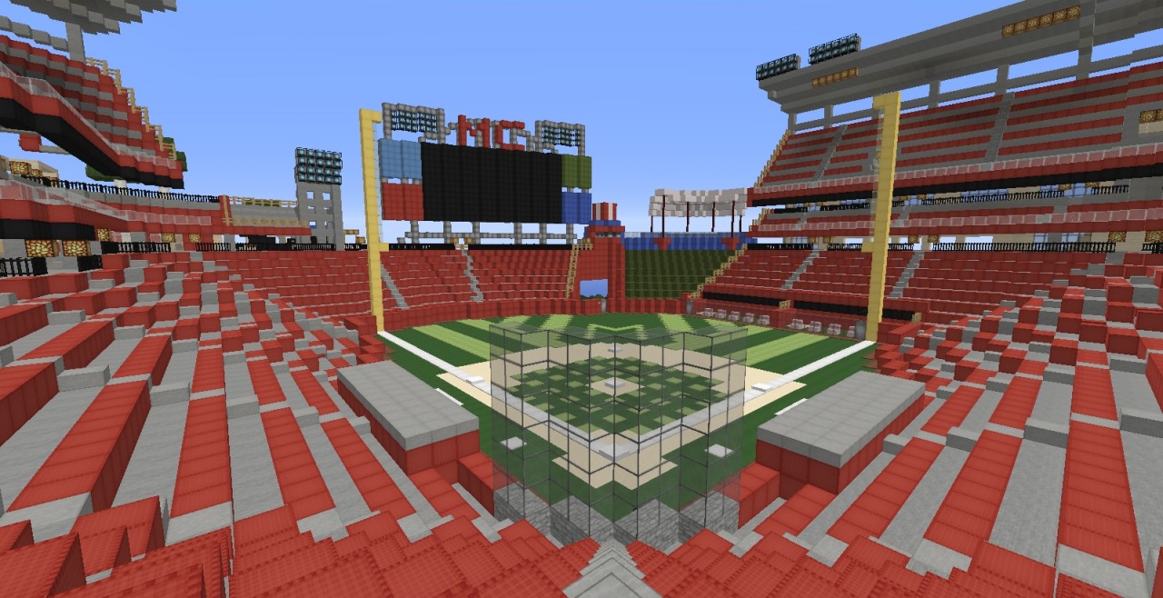 Minecraft Baseball Stadium (PMC Park) Minecraft Map