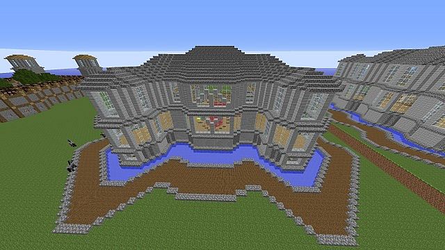Server Spawn Building Minecraft Map